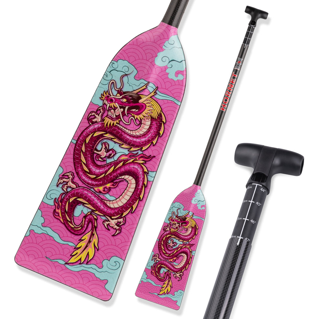 Pink Dragon STING G44 Adjustable Dragon Boat Paddle IDBF Approved ...
